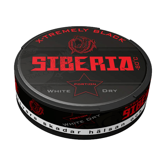 Siberia Black White Dry Portion Snus SnusMarkt Ch