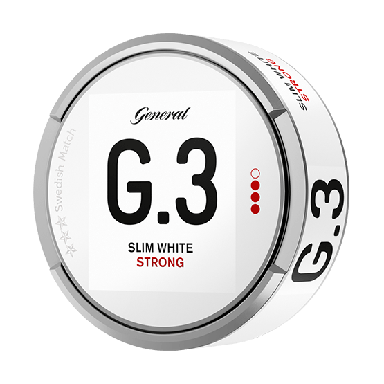 General G.3 White Slim Strong Portion | SnusMarkt.ch