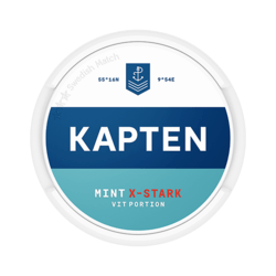 Kapten Mint Extra Strong White Portion | SnusMarkt.ch