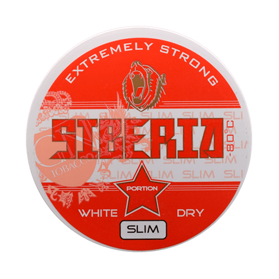 Siberia -80 Degrees White Dry Slim Portion Snus | SnusMarkt.ch