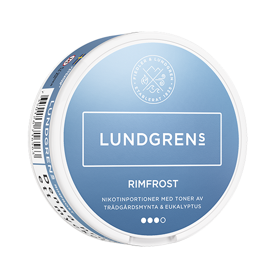 Lundgrens Rimfrost Extra Strong All White Portion | SnusMarkt.ch