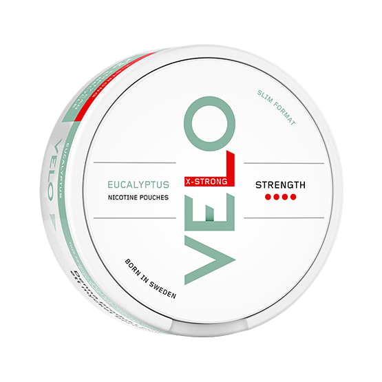 Velo Eucalyptus Slim X-Strong All White Portion - Snusmarkt