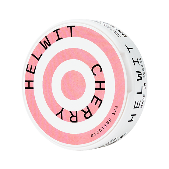 Helwit Cherry Slim All White Portion - Snusmarkt