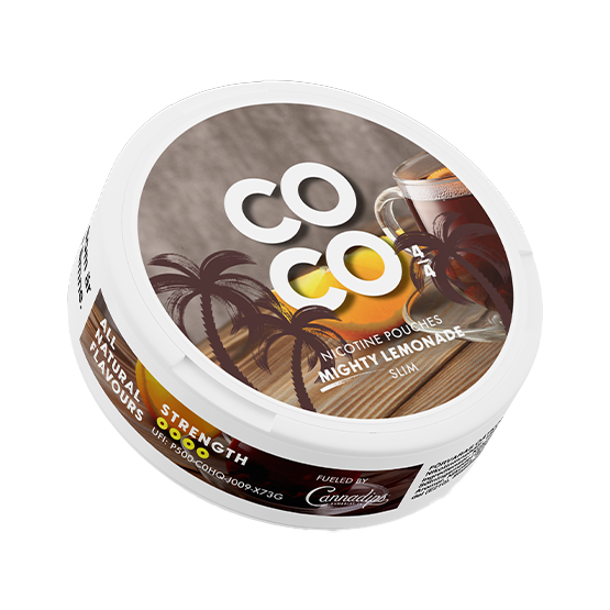 COCO Mighty Lemonade Slim Extra Stark - Snusmarkt