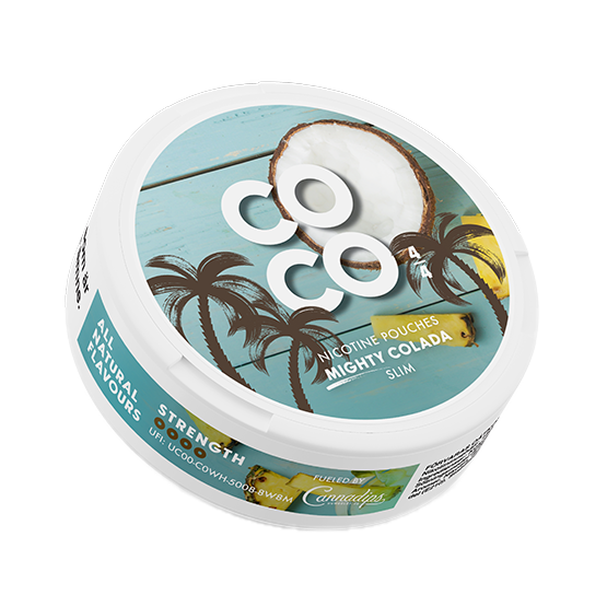 COCO Mighty Colada Slim Extra Stark - Snusmarkt