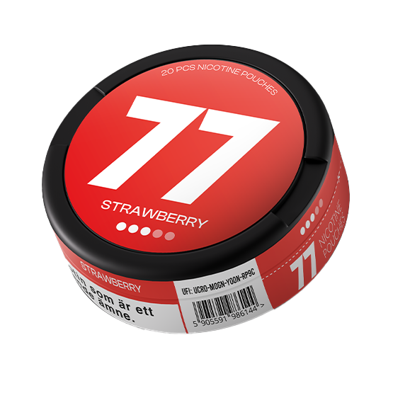 77 Nicotine Pouches Strawberry - Snusmarkt