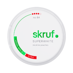 Skruf Superwhite No.64 Fresh Apple Extra Strong - Snusmarkt