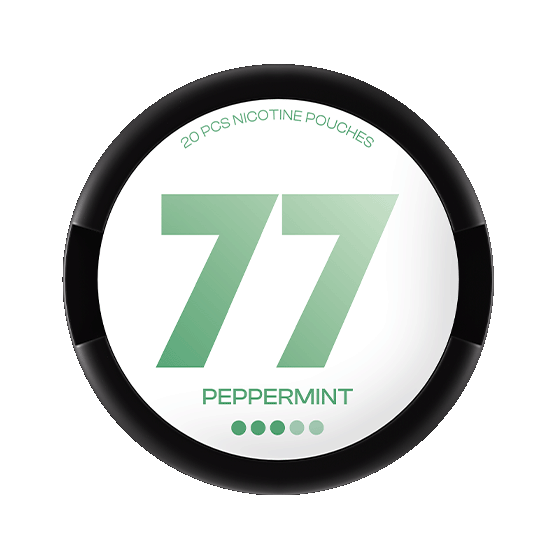 77 Nicotine Pouches Peppermint - Snusmarkt